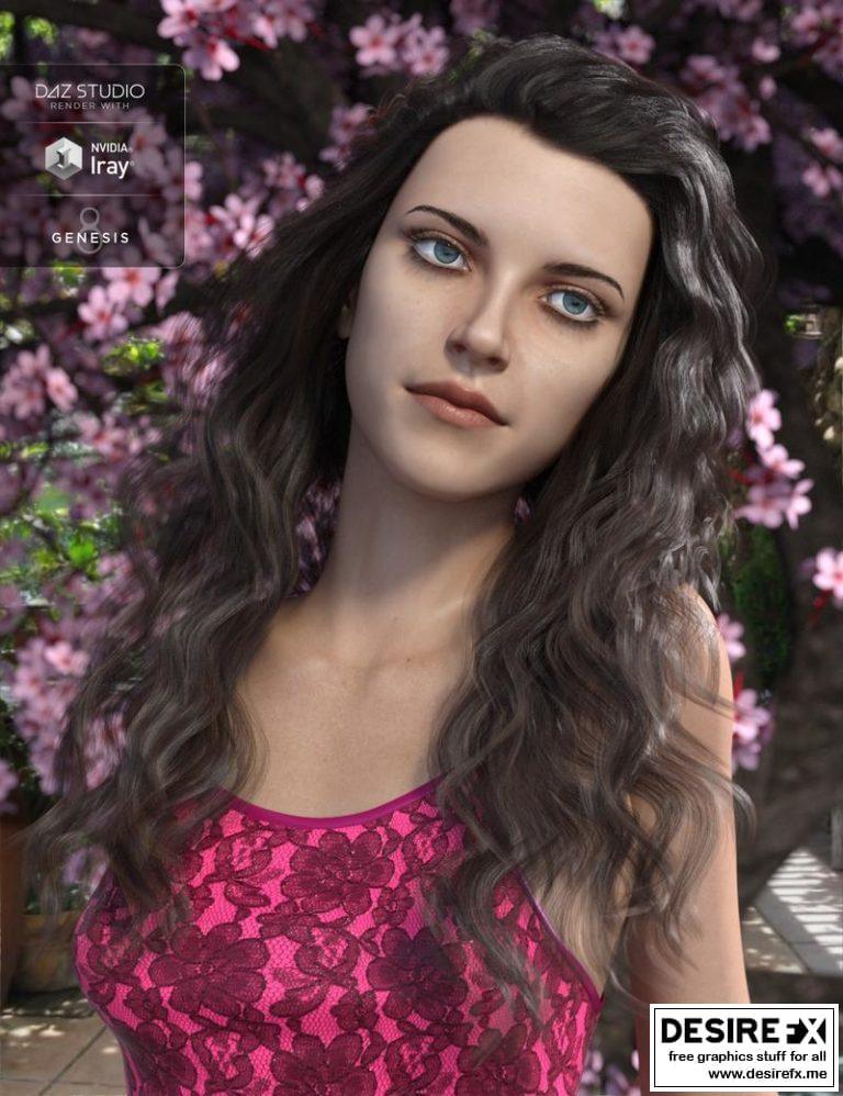 Desire FX 3d models | Gella for Genesis 8 Female