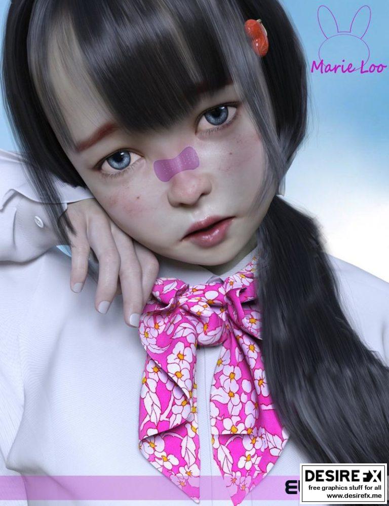 Desire FX 3d models | Marie Loo for Genesis 8 Female
