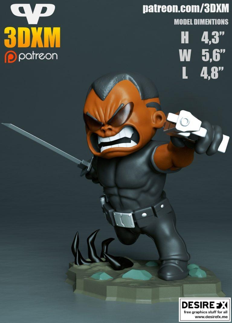 Desire FX 3d models | Blade Chibi – 3D Print Model