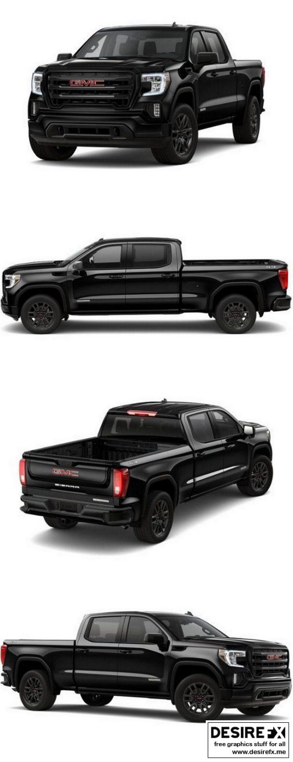 Desire FX 3d models | GMC Sierra Crew Elevation 1500 2020 3D Model