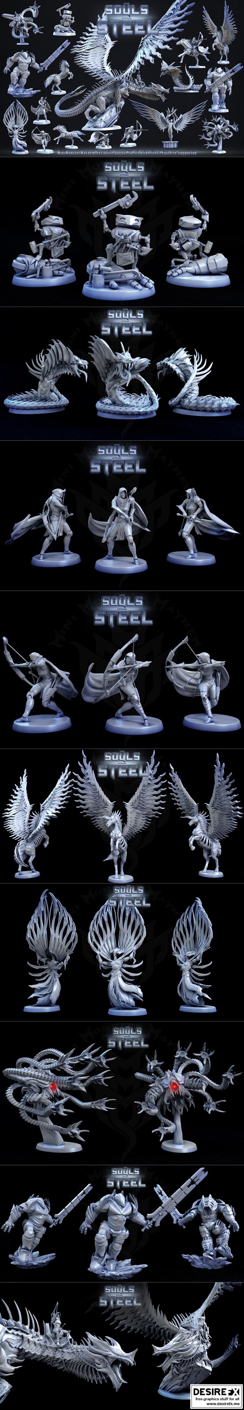 Desire FX 3d models | MiniMonster Mayhem – The Souls within Steel – 3D ...