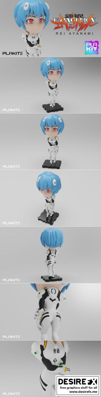 Desire FX 3d models | Neon Genesis Evangelion Rei Ayanami – 3D Print Model