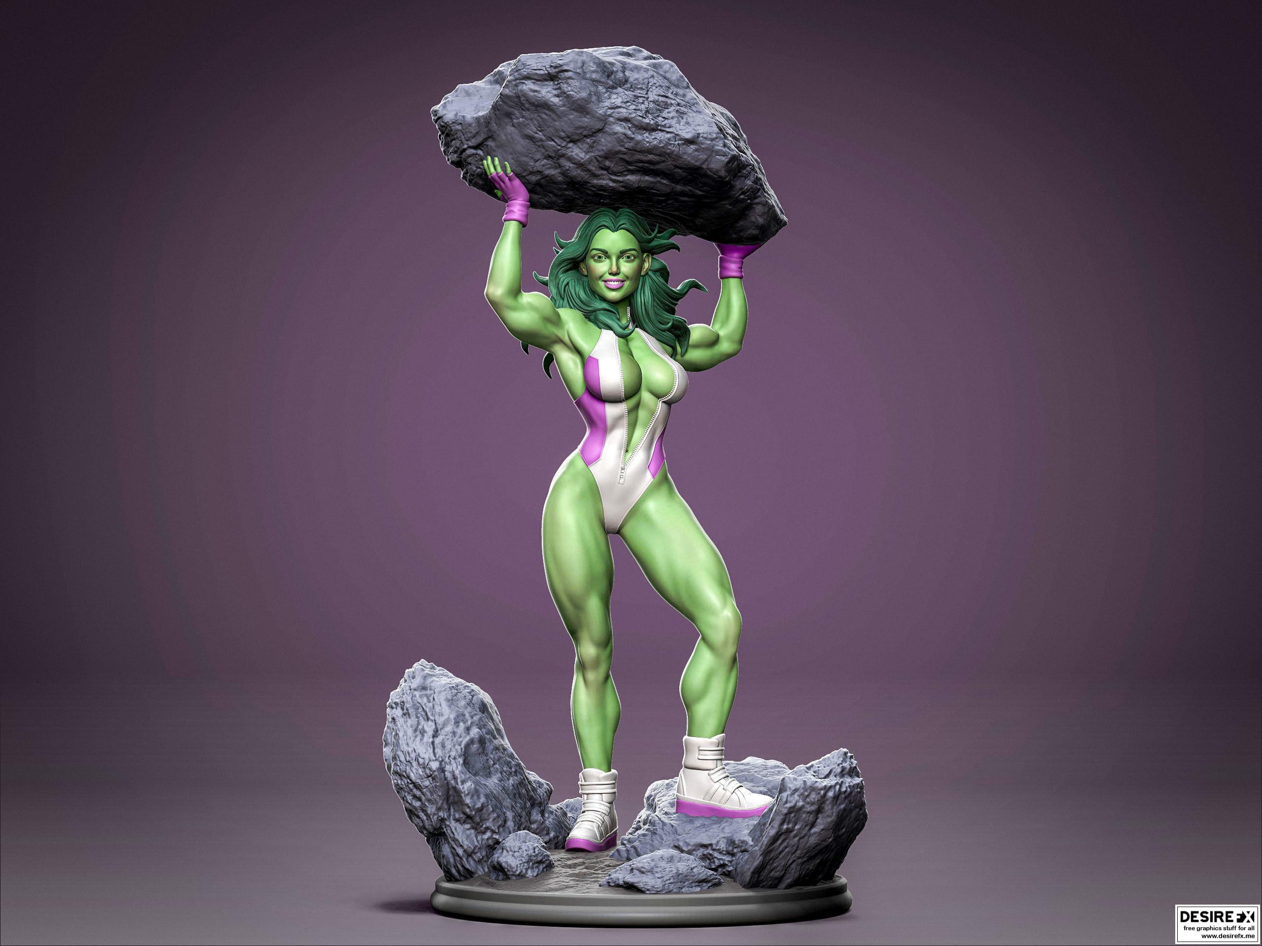 Desire FX 3d Models She Hulk 3D Print Model