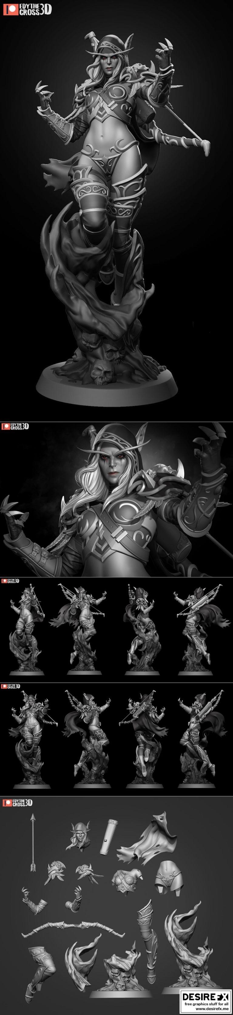 Desire FX 3d models | Sylvanas Windrunner – World of Warcraft – 3D ...