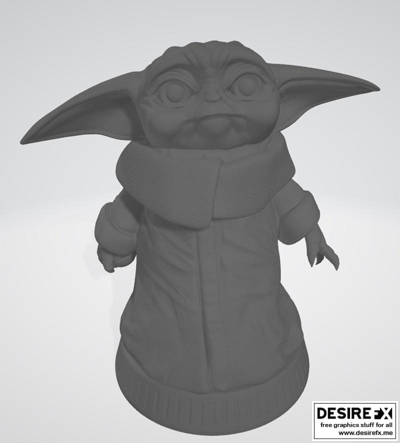 Desire FX 3d models | Sideshow Child version – Hex3D – Grogu – Baby Yoda