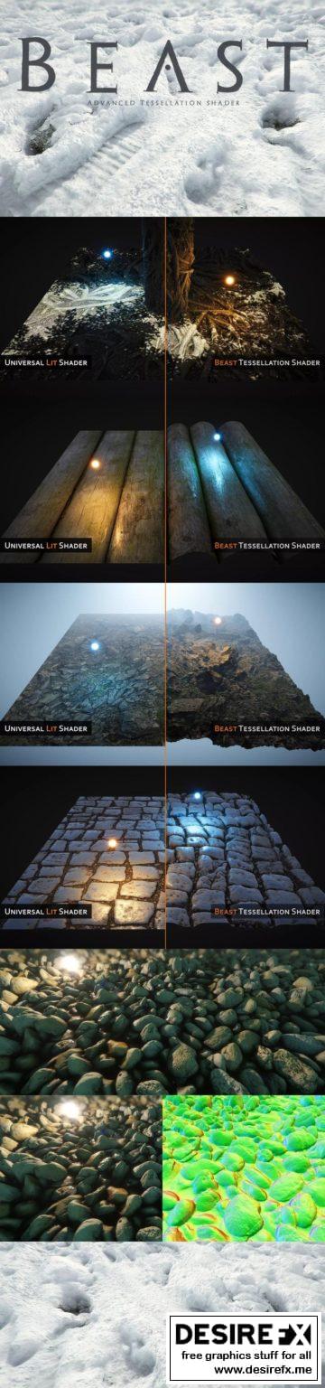 Desire FX 3d models | Asset Store – Beast – Advanced Tessellation Shader