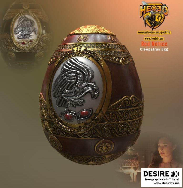 Desire FX 3d models | Red Notice – Cleopatras Egg