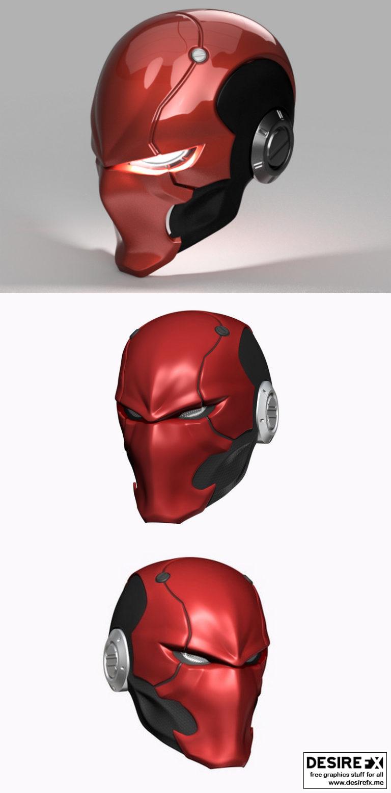 Desire FX 3d models | Red Ronin Helmet