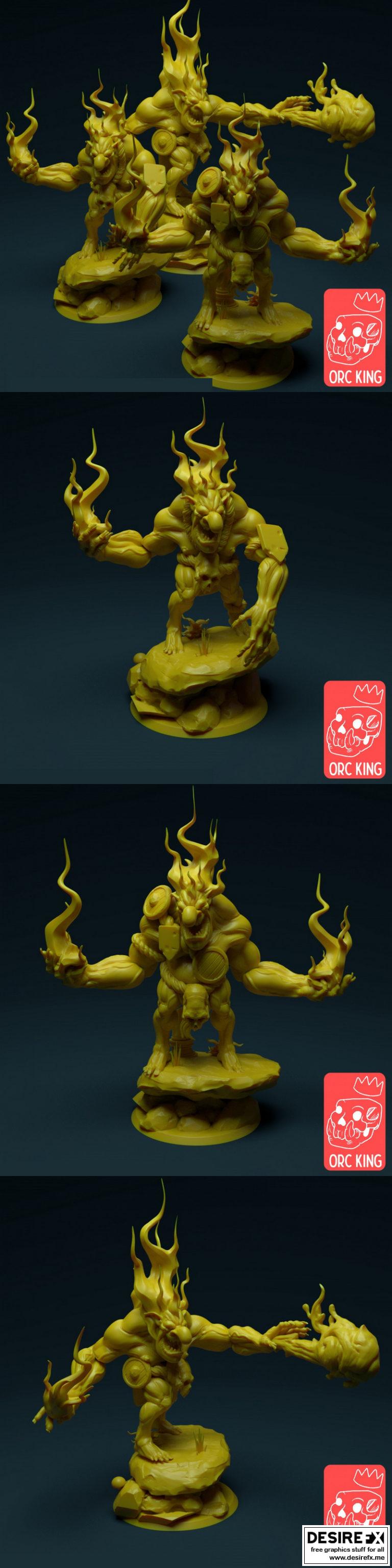 Desire FX 3d models | Fire Trolls