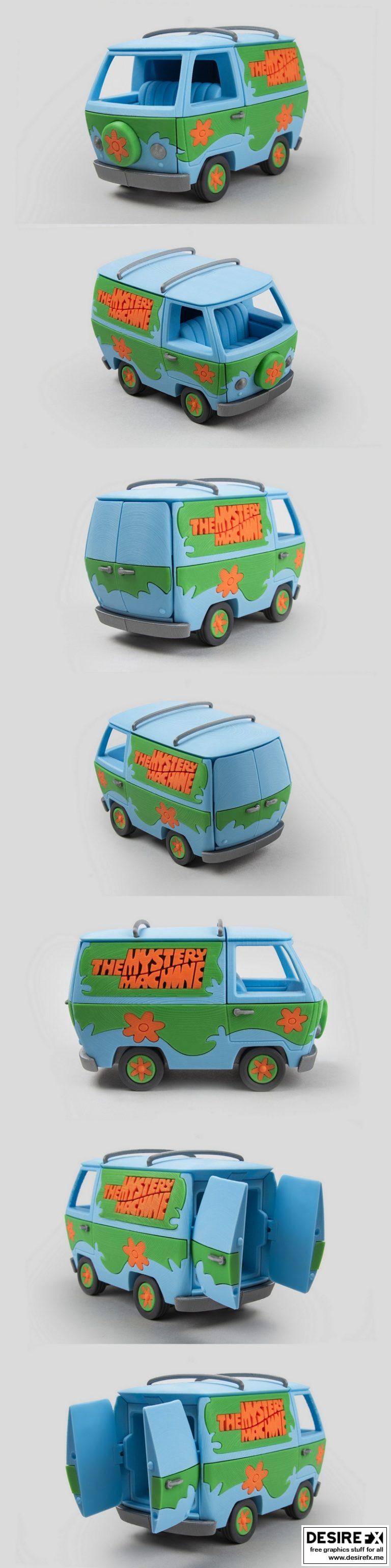 Desire FX 3d models | Foldable Mystery machine – Scooby Doo