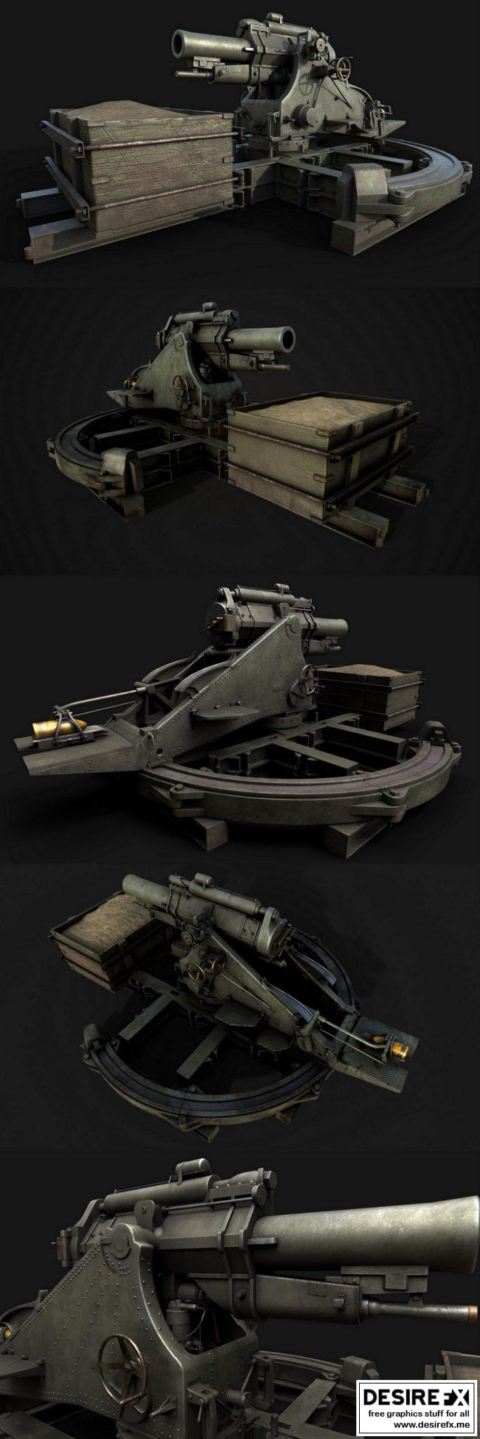Desire FX 3d models | Siege Gun