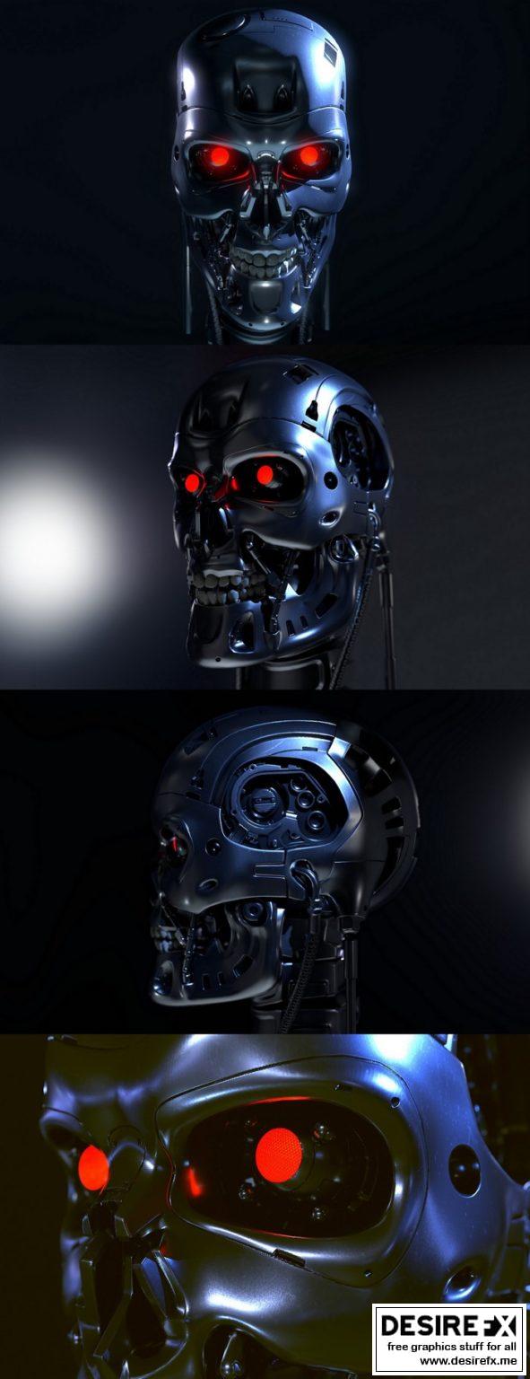 Desire FX 3d models | Terminator 2 Judgement Day Skull