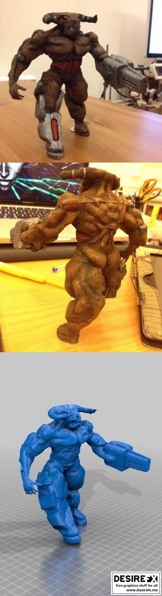 Desire FX 3d models | DooM Cyberdemon Sculpt