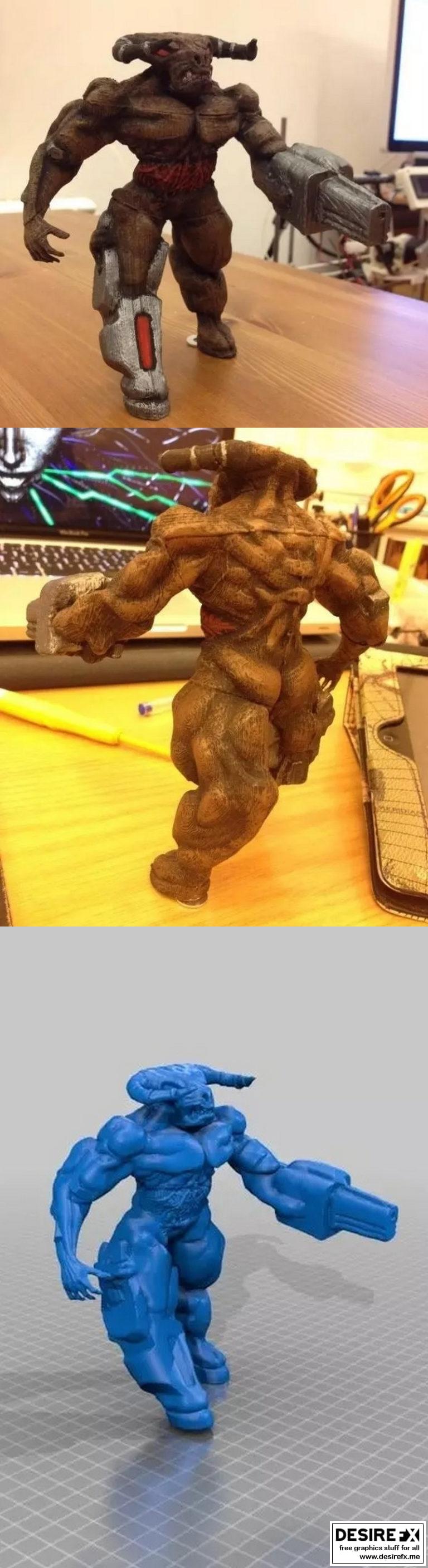 Desire FX 3d models | DooM Cyberdemon Sculpt