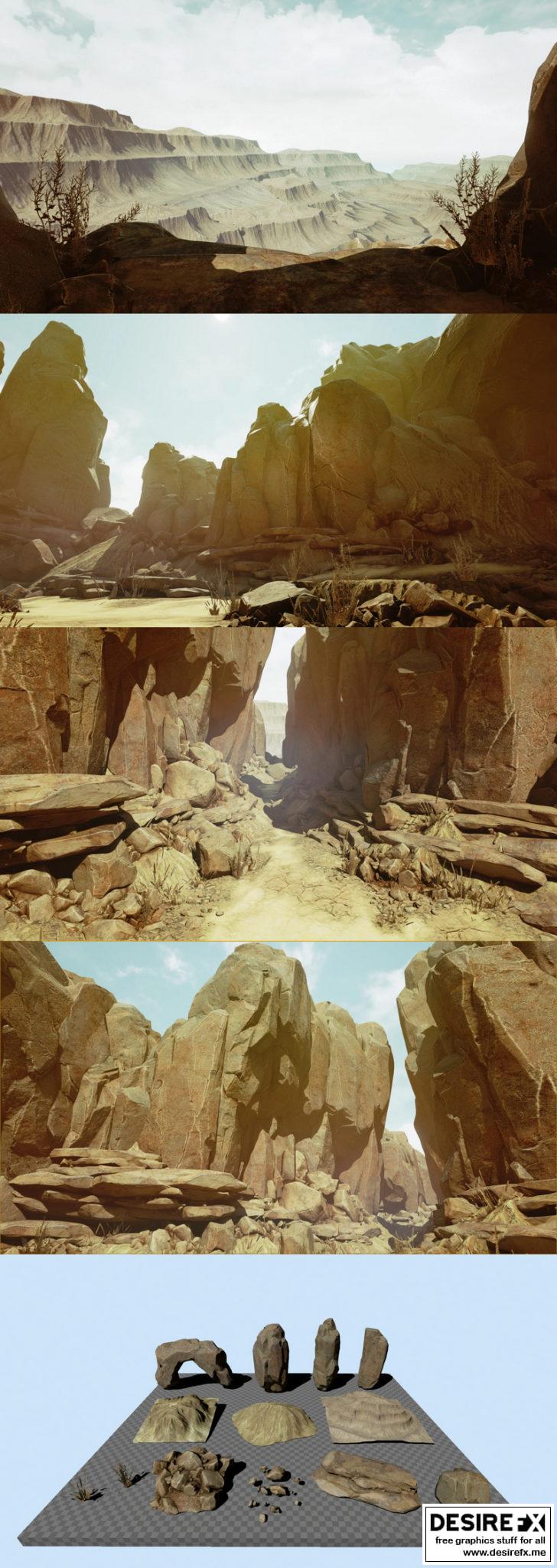 Desire FX 3d models | Arid Desert