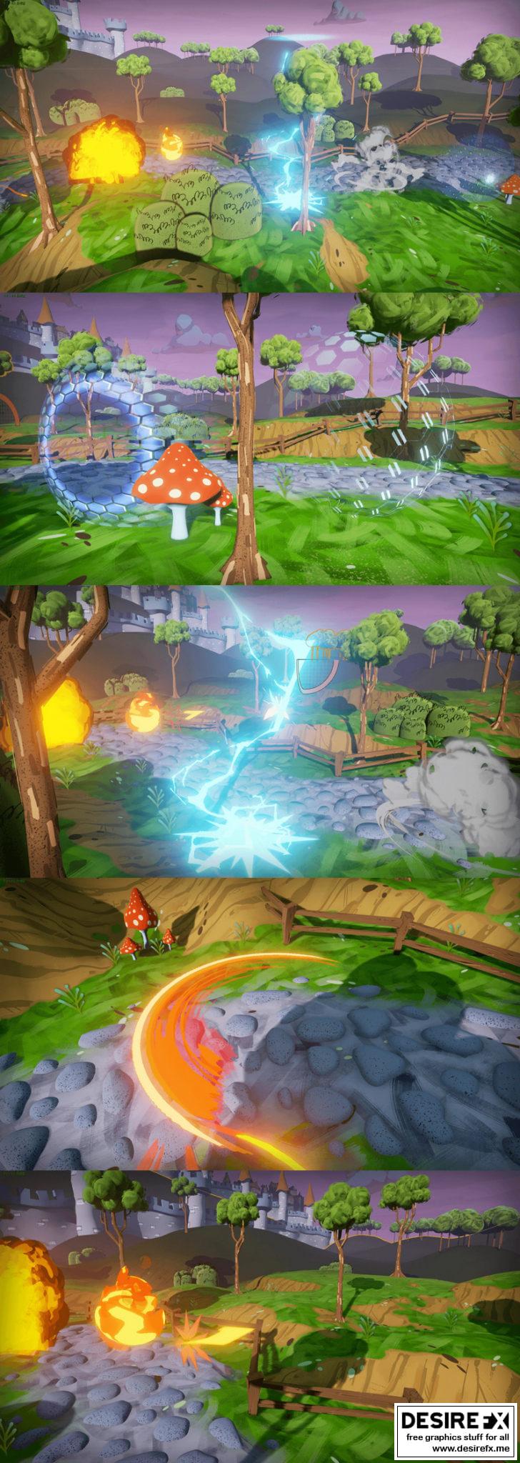 Desire FX 3d models | Simple Cartoon FX Pack