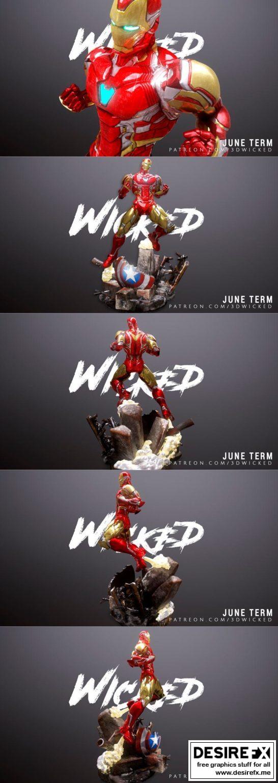 Desire FX 3d models | Wicked – Iron Man Sculpture