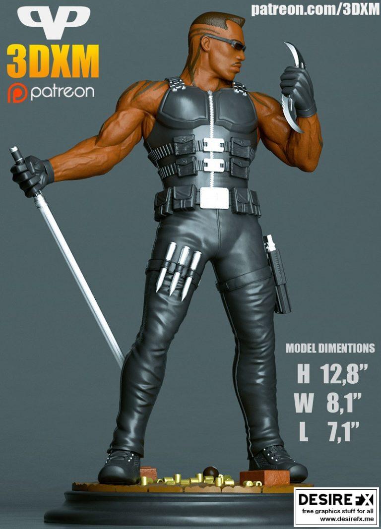 Desire FX 3d models | Blade – Wesley Trent Snipes