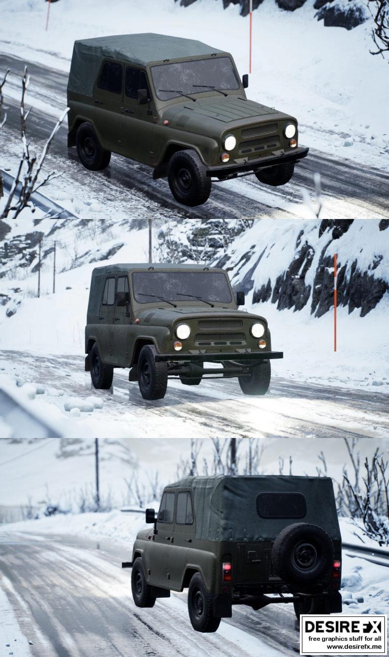 Desire FX 3d models | Off-Road Military Vehicle