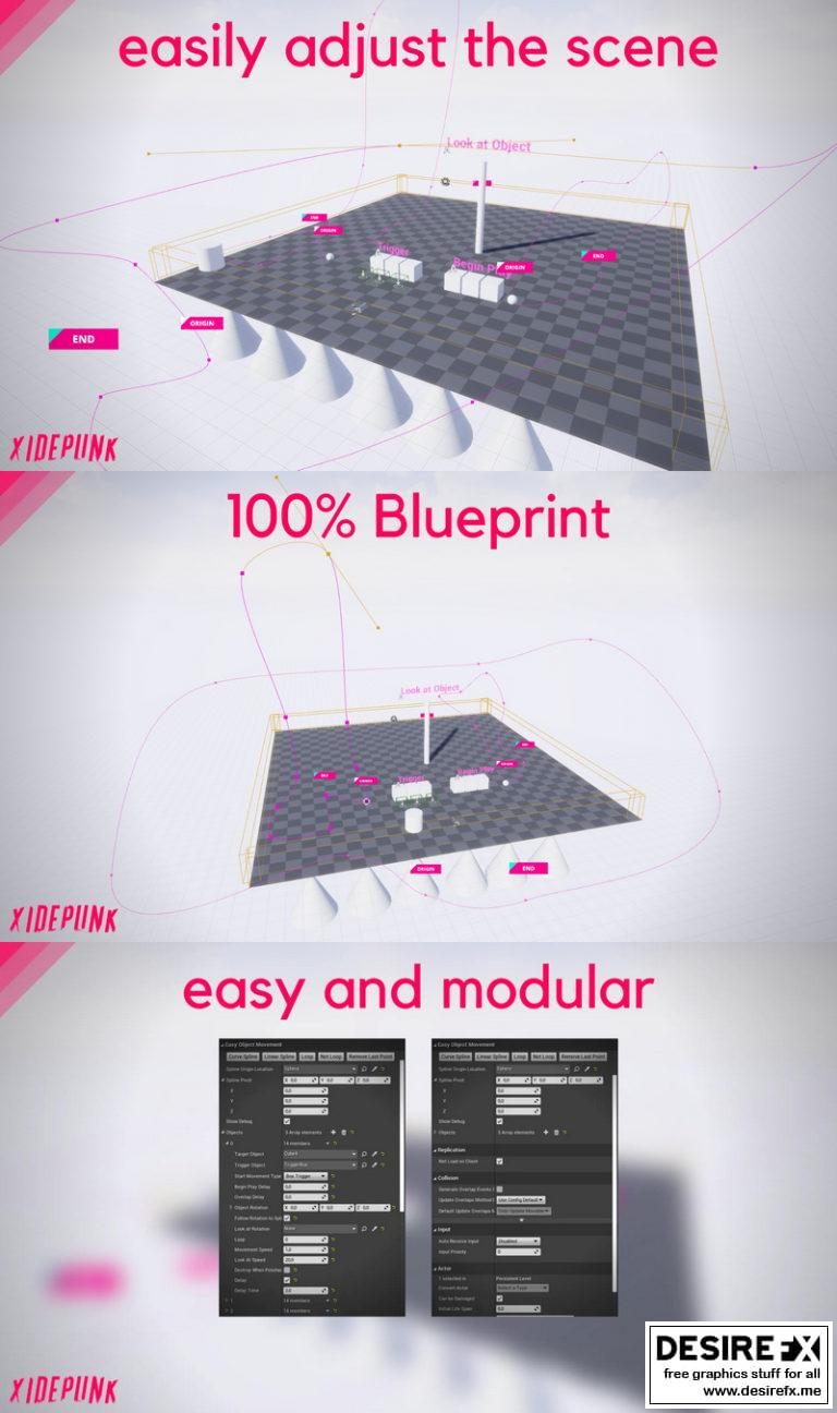 Desire FX 3d models | Easy Object Movement