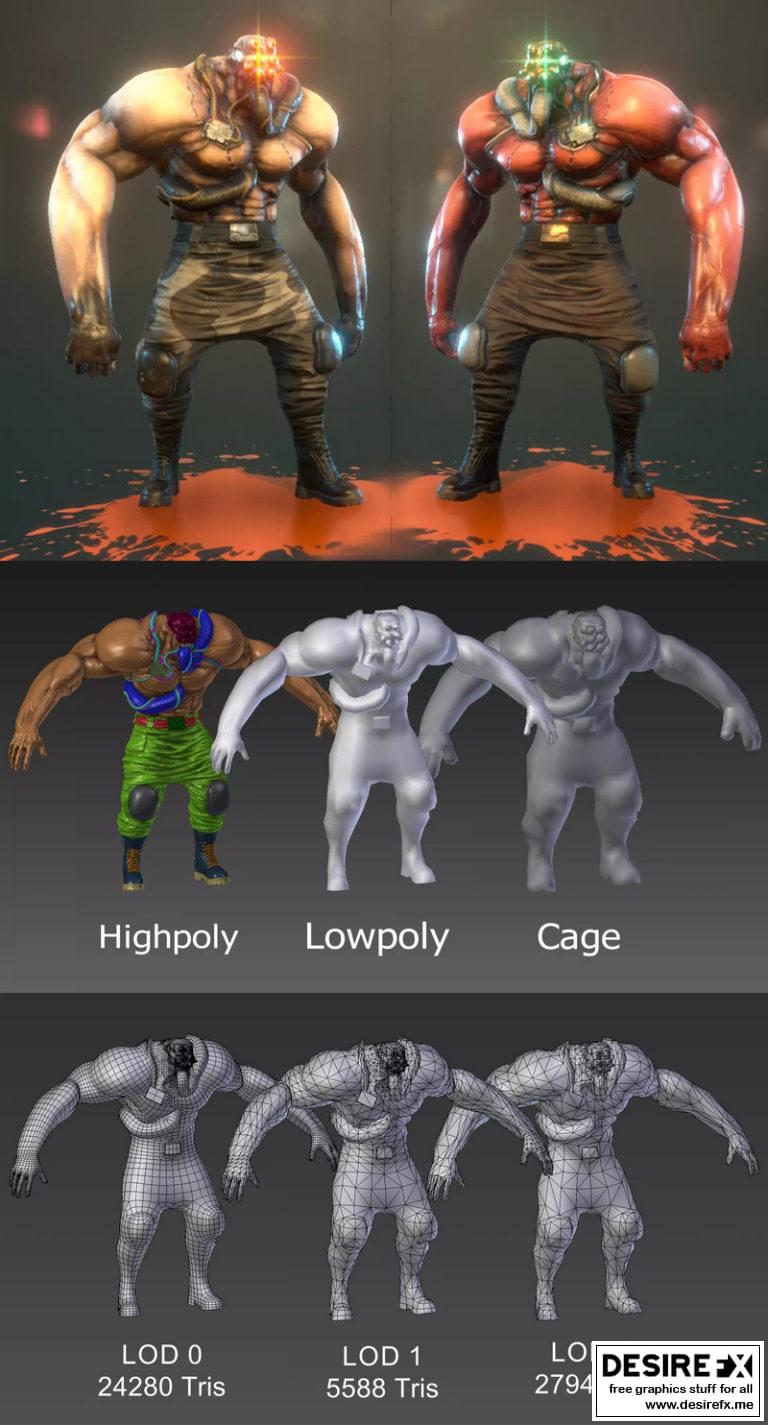 Desire FX 3d models | Heavy Cyborg Soldier