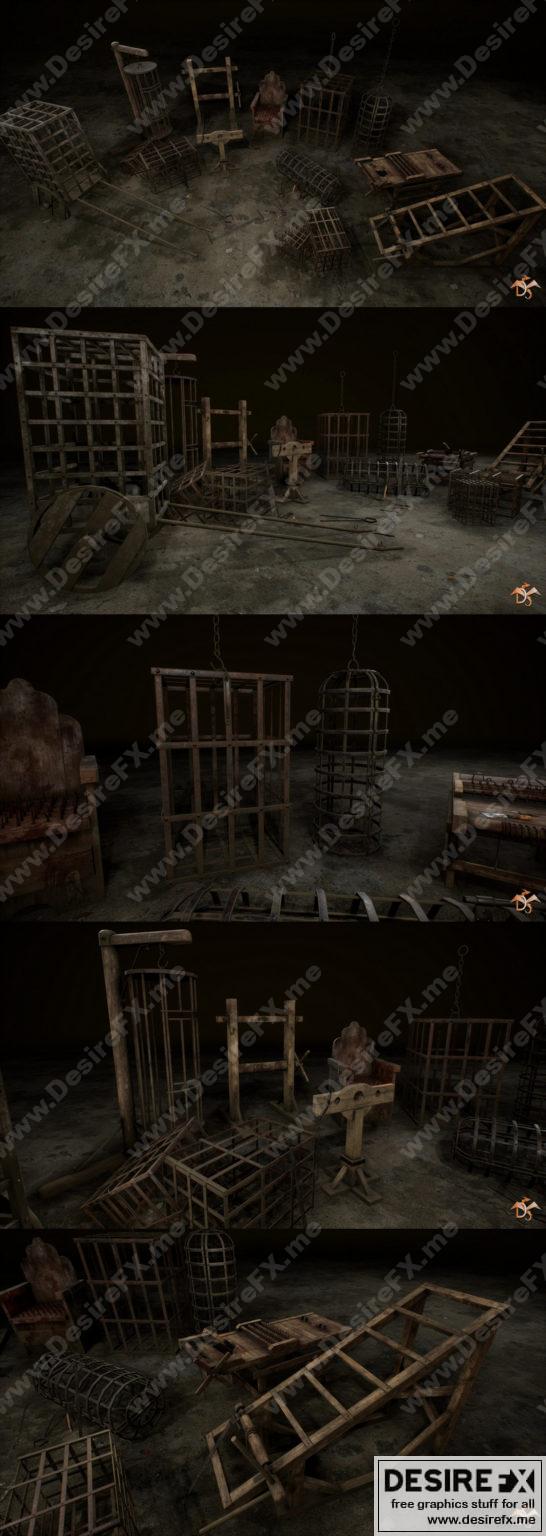 Desire FX 3d models | Medieval Props – Instrument Torture