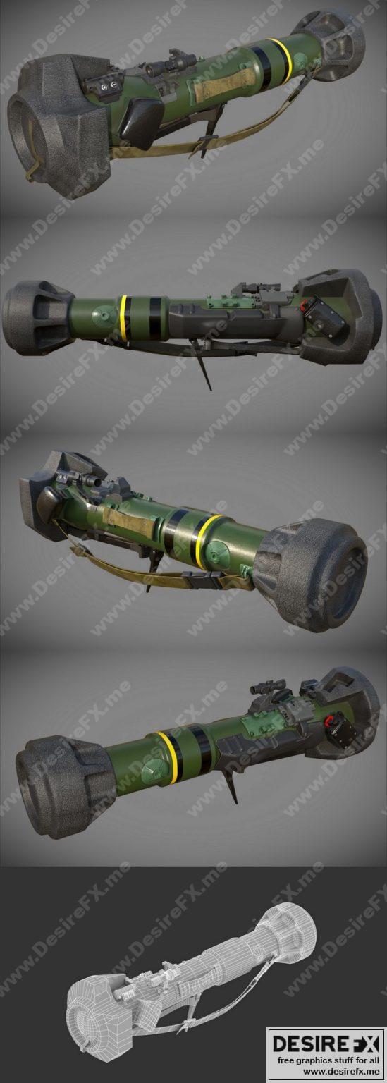 Desire FX 3d models | SAAB-Bofors NLAW anti-tank weapon