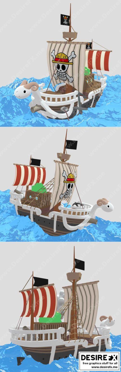 Desire FX 3d models | Going Merry – 3D Print Model STL