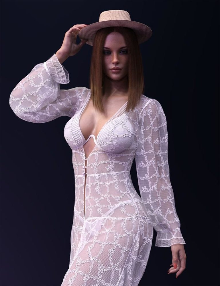 Desire FX 3d models | X-Fashion dForce Summer Outfit for Genesis 8 and 8.1 Females