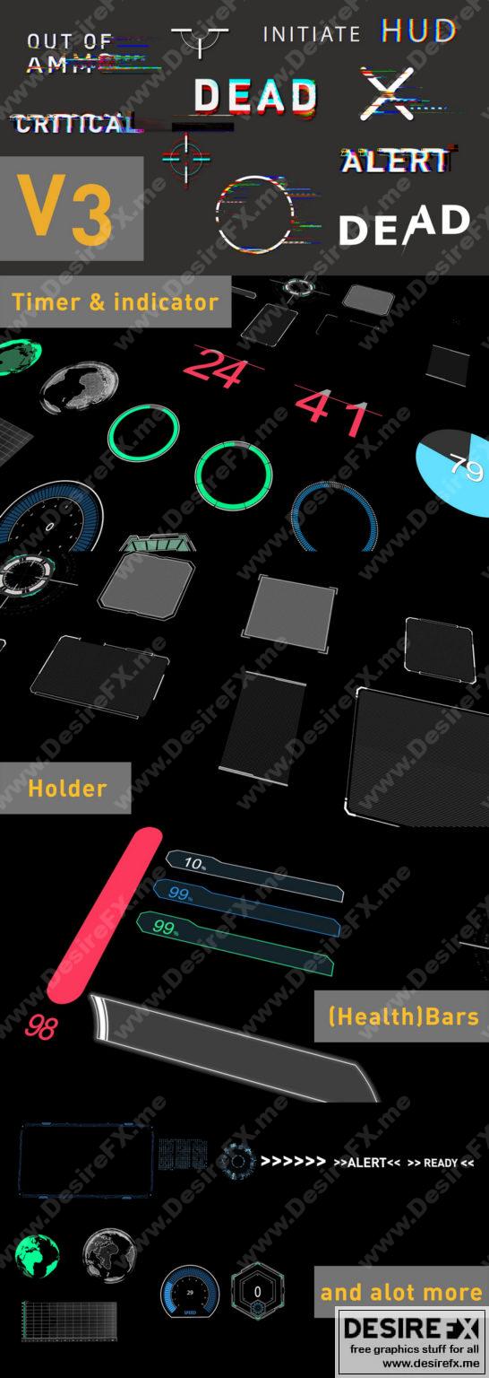 Desire FX 3d models | Animated HUD Elements