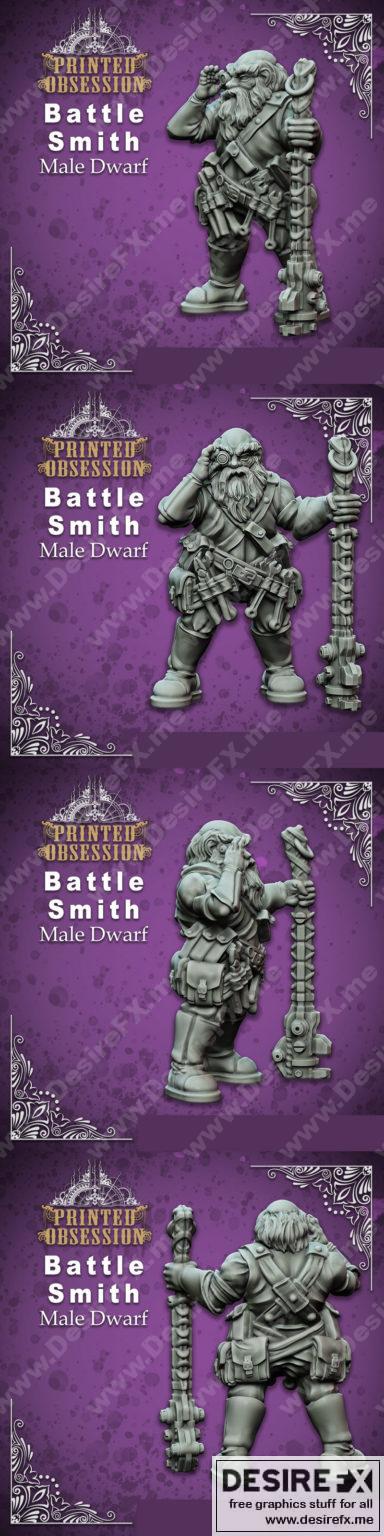 Desire FX 3d models | Battle Smith – Male Dwarf