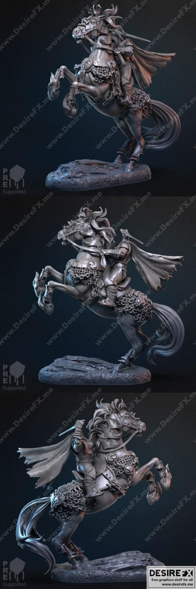 Desire FX 3d models | D’Artagnan Richelloue The Headless Rider – 3D ...