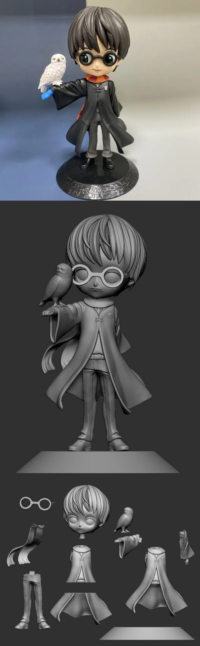 Desire FX 3d models | Harry Potter Chibi – 3D Print Model STL
