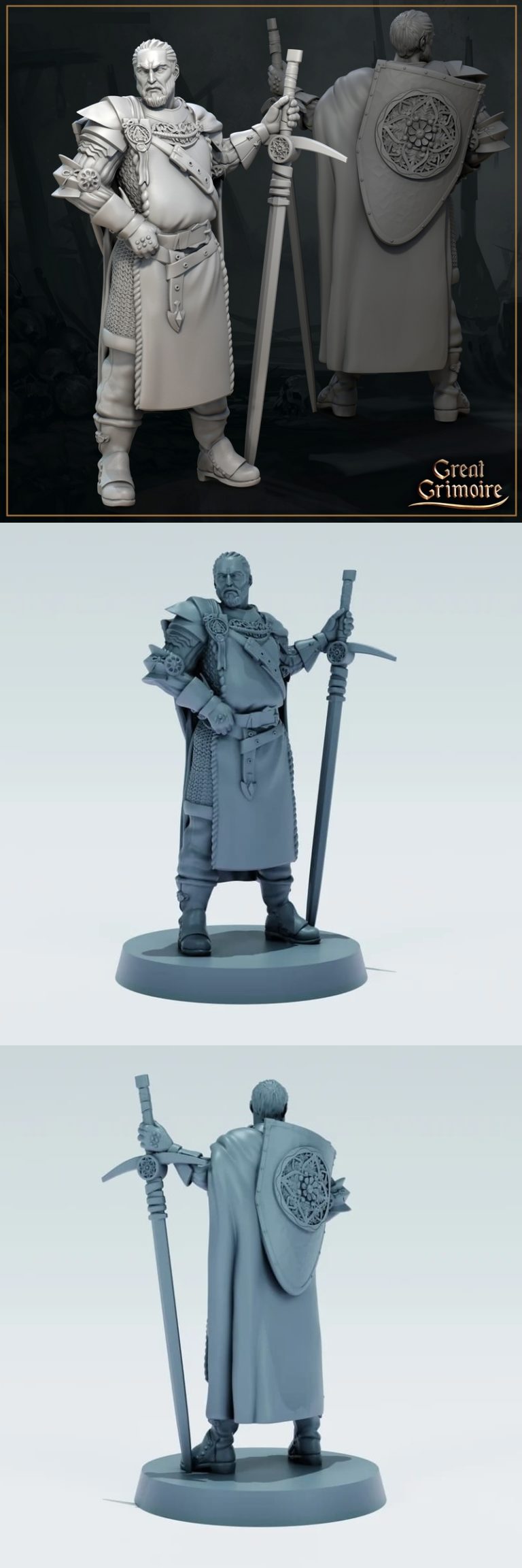 Desire FX 3d models | Knight Crusader – 3D Print Model STL