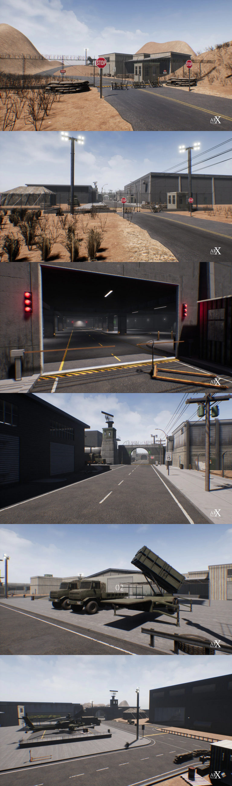 Desire FX 3d models | Modular Secret Military Base