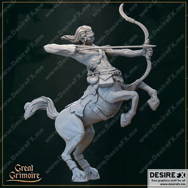 Desire FX 3d models | Phelaris The Centaur Archer – 3D Print Model STL