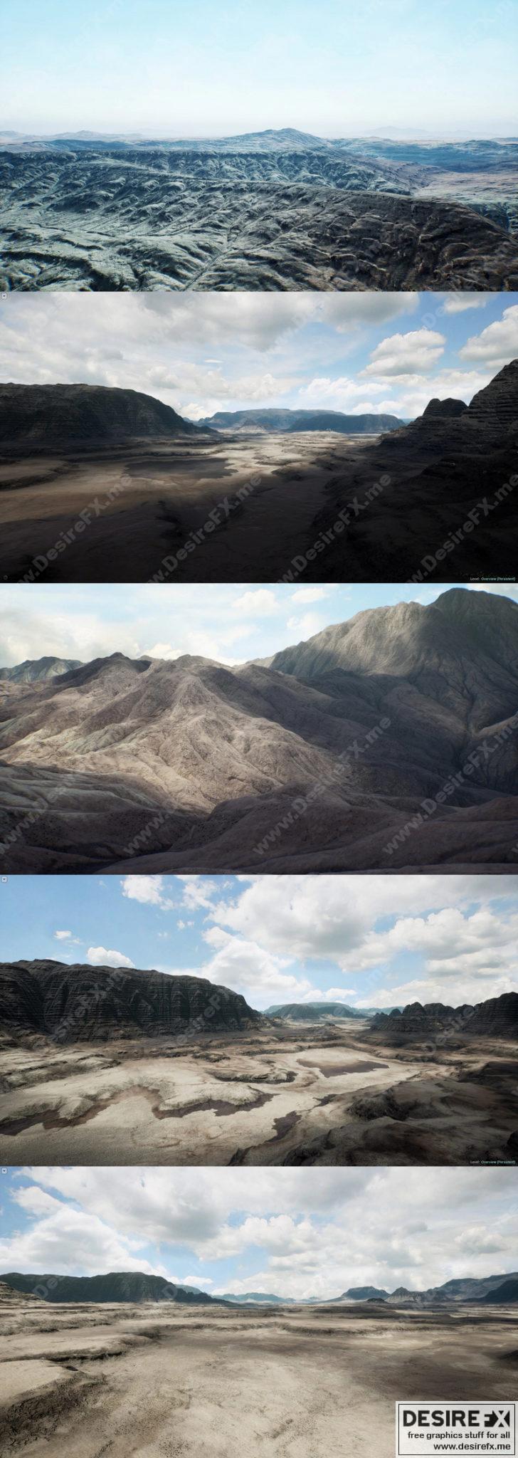 Desire FX 3d models | Realistic Landscapes Bundle 3