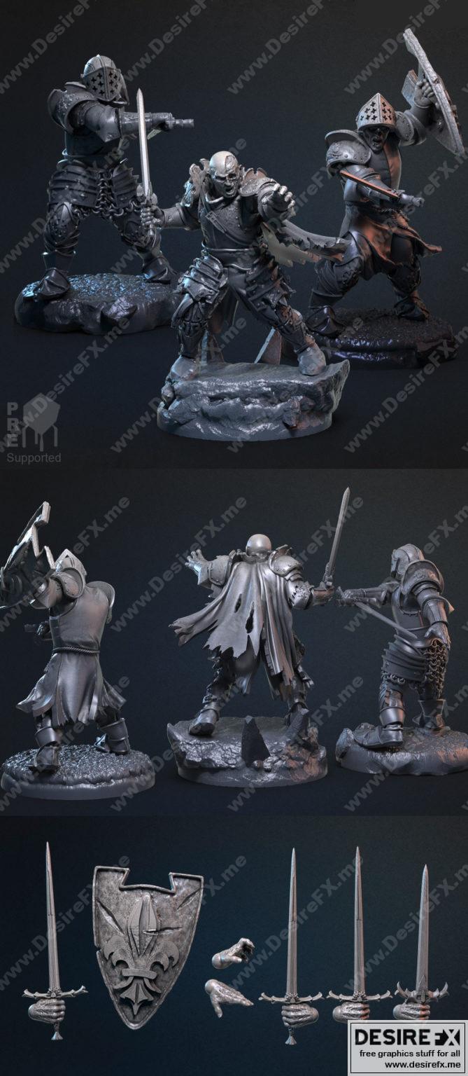 Desire FX 3d models | Zombie Knights – 3D Print Model STL