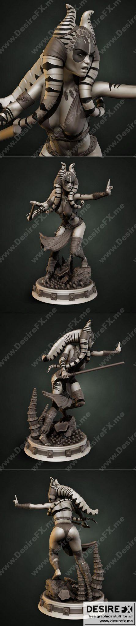 Desire FX 3d models | Shaak Ti – Star Wars – 3D Print Model STL