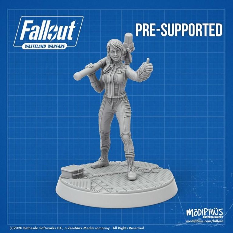 Desire FX 3d models | Vault Tec Vault Girl Fallout – Wasteland Warfare ...