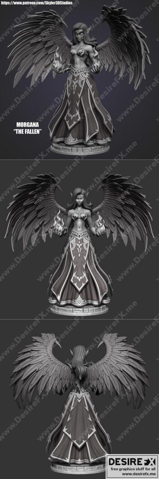 Desire FX 3d models | League of Legends Morgana – 3D Print Model STL