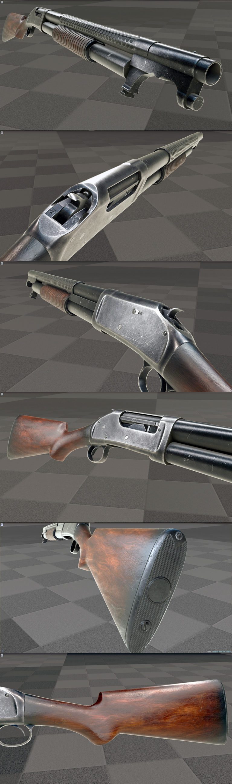 Desire FX 3d models | Animated Western Shotgun
