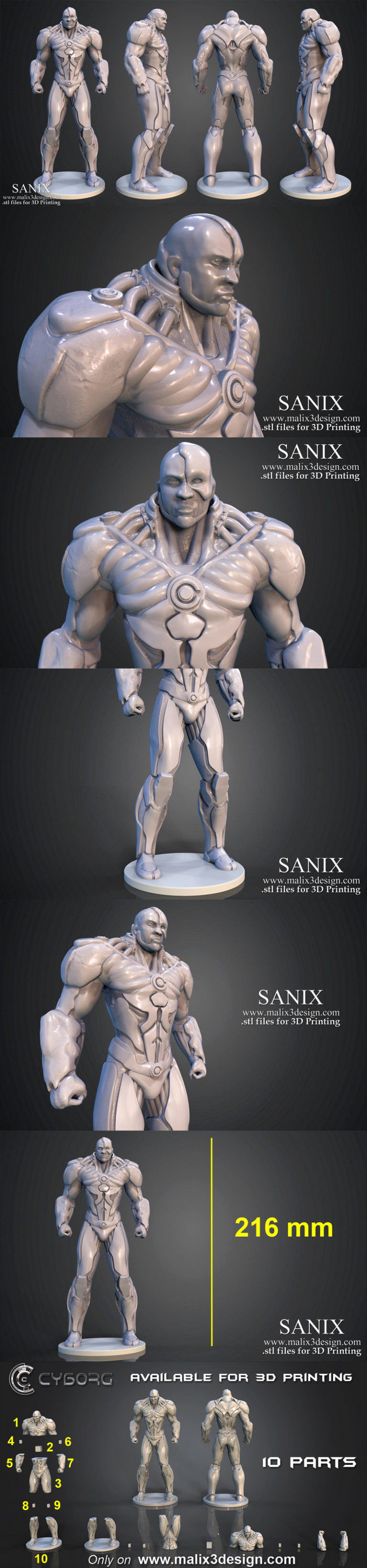 Desire FX 3d models | Cyborg – 3D Print Model STL