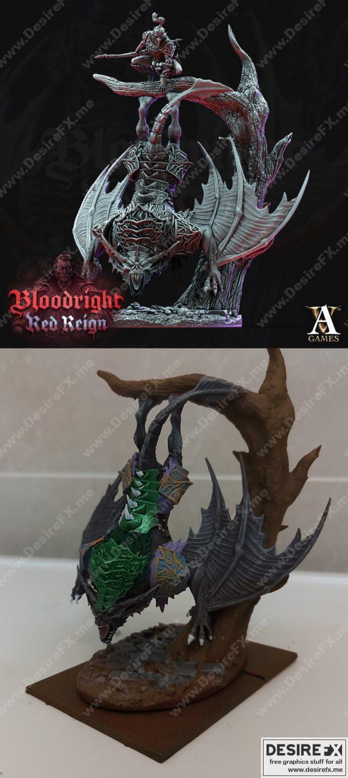 Desire FX 3d models | Dire Bat Rider Pose 4 – 3D Print Model