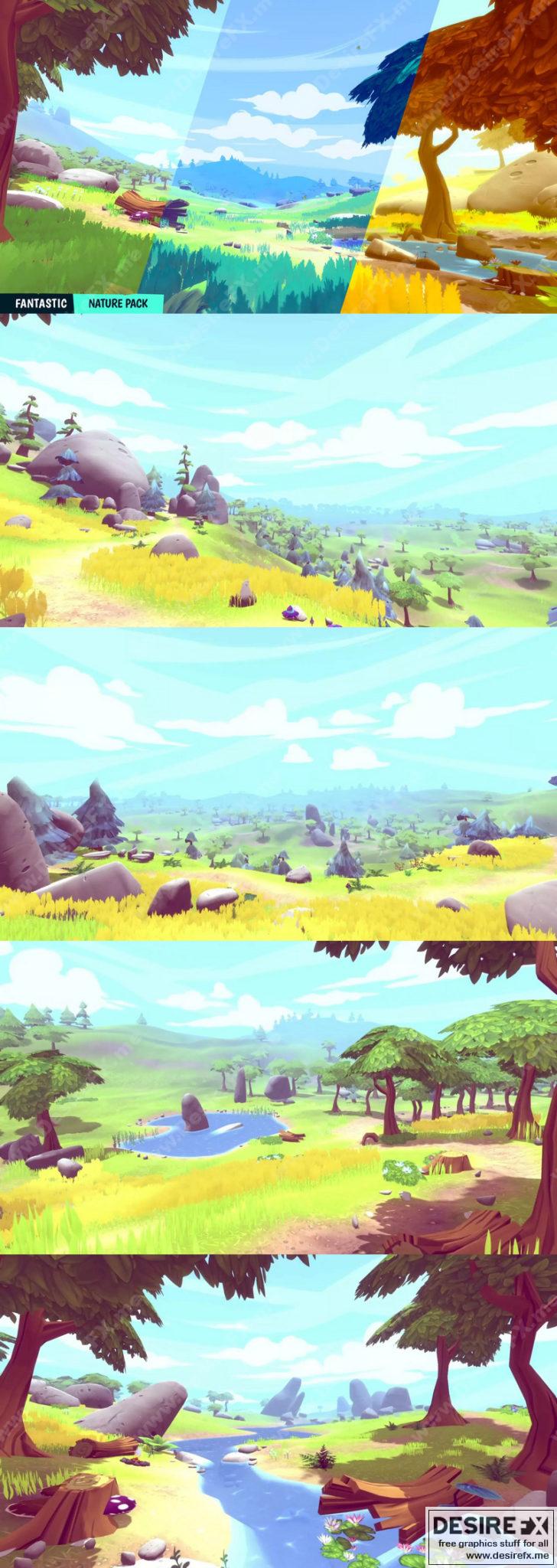 Desire FX 3d models | FANTASTIC – Nature Pack