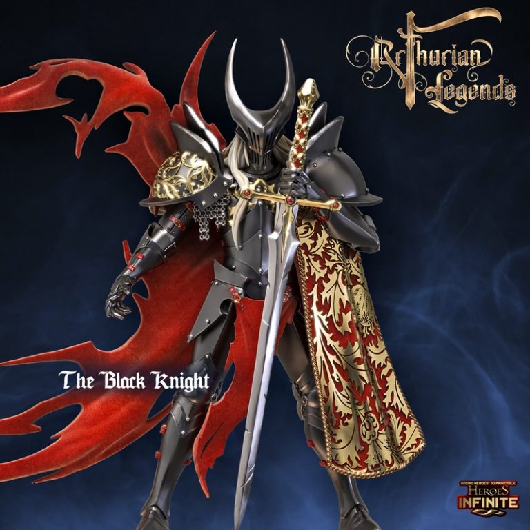 Desire FX 3d models | Arthurian Legends The Black Knight – 3D Print ...