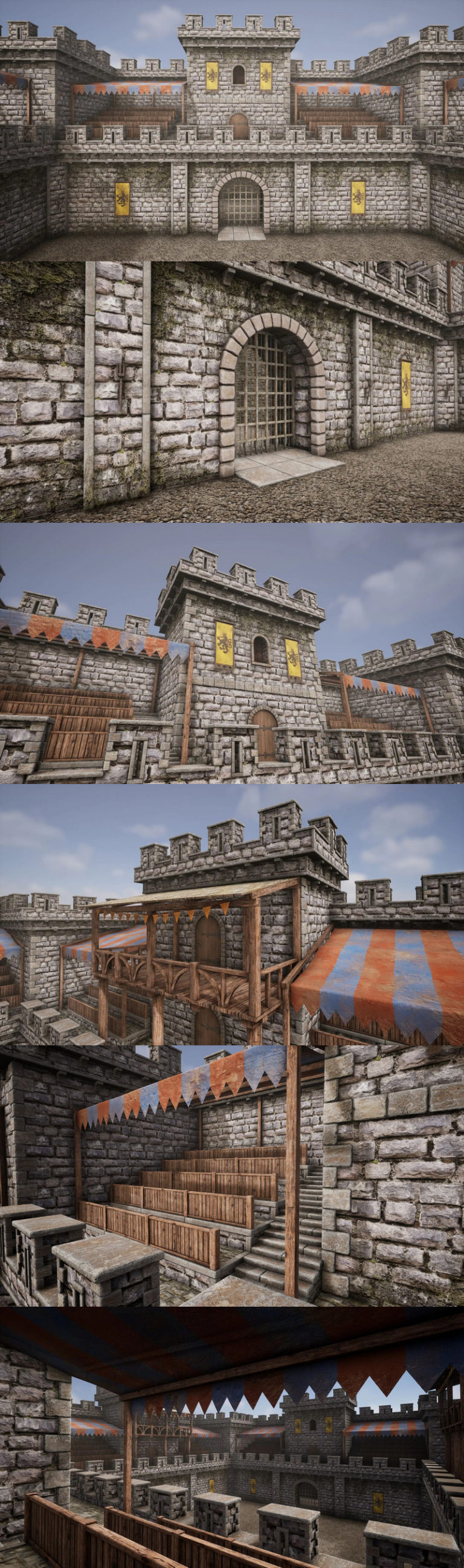 Desire FX 3d models | Fantasy Battle Arena (Modular)