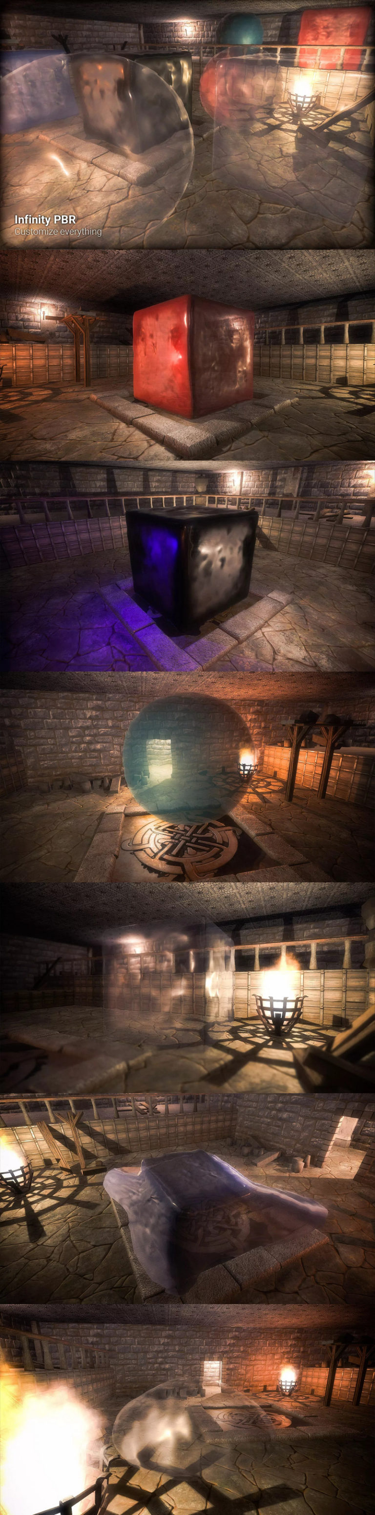 Desire FX 3d models | Gelatinous Cube & Sphere Pack PBR