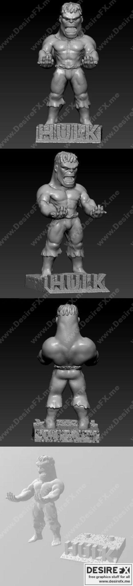 Desire FX 3d models | Hulk SmartPhone Controller Holder – 3D Print Model