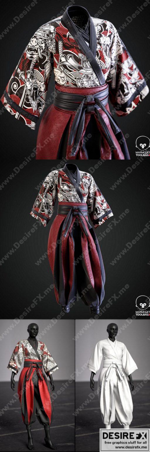 Desire FX 3d models | Japanese Kimono Haori 3D Model
